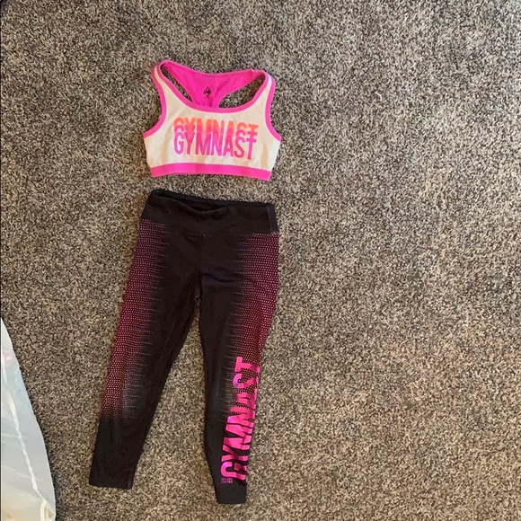 Justice | Matching Sets | Justice Set Gymnastics Brawl And Leggings ...